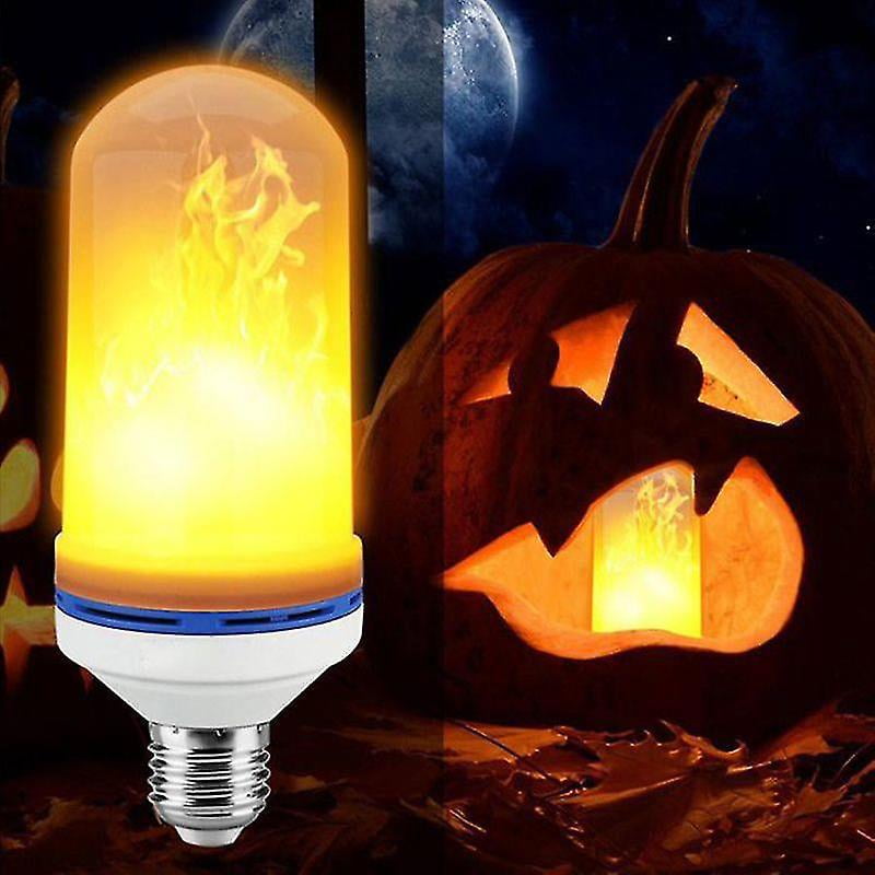 New Led Flame Light Bulbs Fire Flicker Effect Lamp Decorative Led Bulb ...