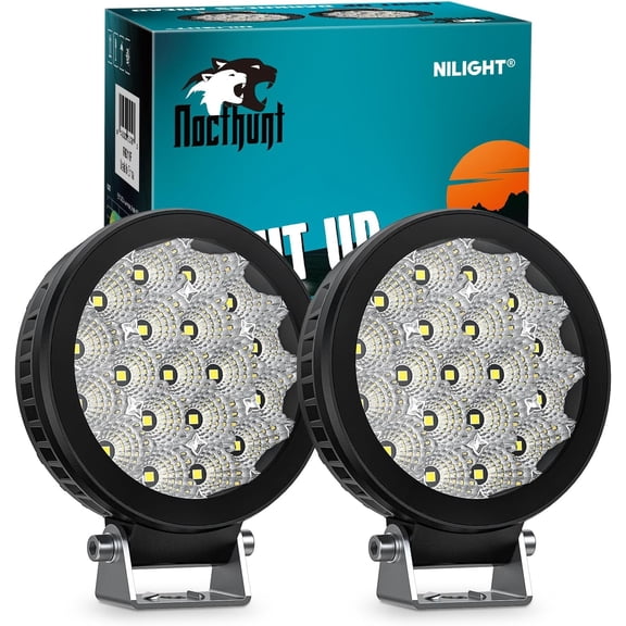 Nilight 4PCS 42 inch 240W LED Work Light Bar Spot Flood Combo off-Road ...
