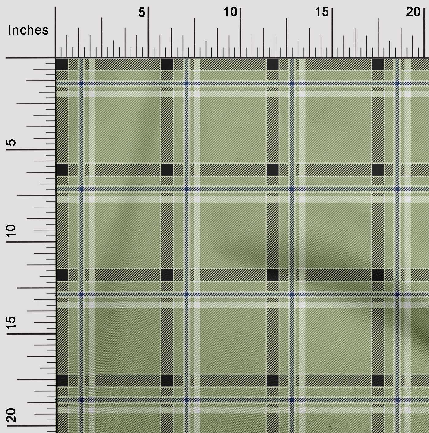 oneOone Silk Tabby Fabric Tartan Check Print Fabric By The Yard 42 Inch ...