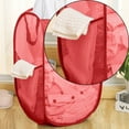 Larpur Portable Pop-Up Laundry Hamper, 75L Collapsible Mesh Clothes ...