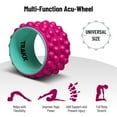 TRAKK ACCU-WHEEL Athletic Foam Roller, Back, Leg, Hip, Trigger Point ...
