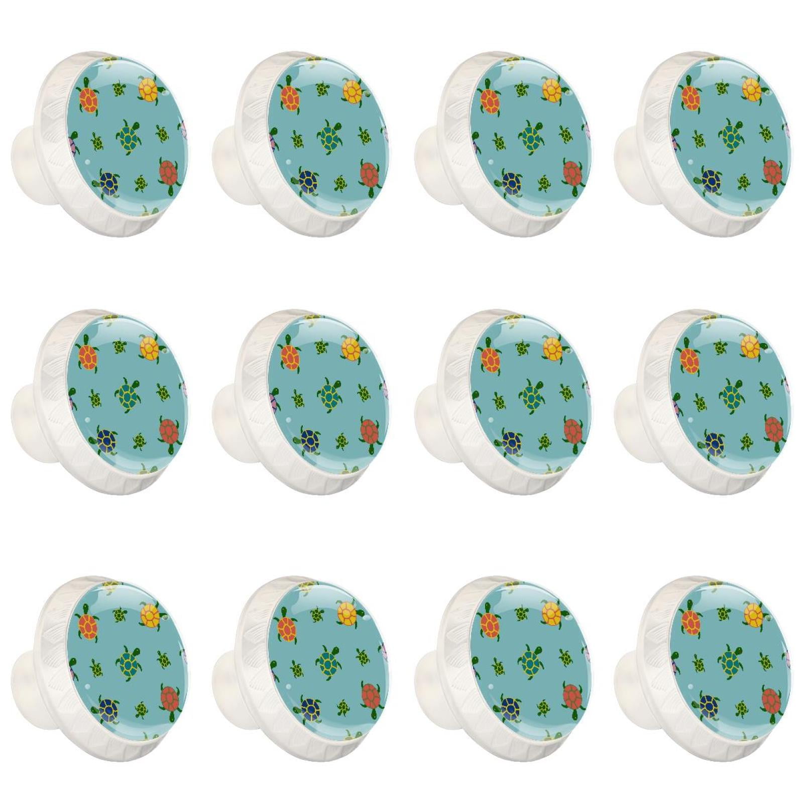 12 Pcs Boho Sea Turtle Tortoise Knobs for Kitchen Cabinet Cupboard ...