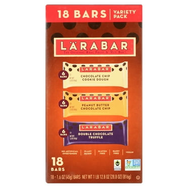 Lärabar Chocolate Mini Bars Variety Pack, Gluten Free Vegan Fruit & Nut ...