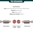 JIAHAOO Carburetor Float Valve Needle Seat Kit 10 Float Pin 10 Seals ...
