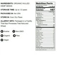 Canadian Organic Hemp Seeds, 25 Pounds - Raw Hearts, Hulled, Non-GMO ...