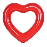 Playtek Toys Heart Shaped Pink Inflatable Pool Float - Walmart.com