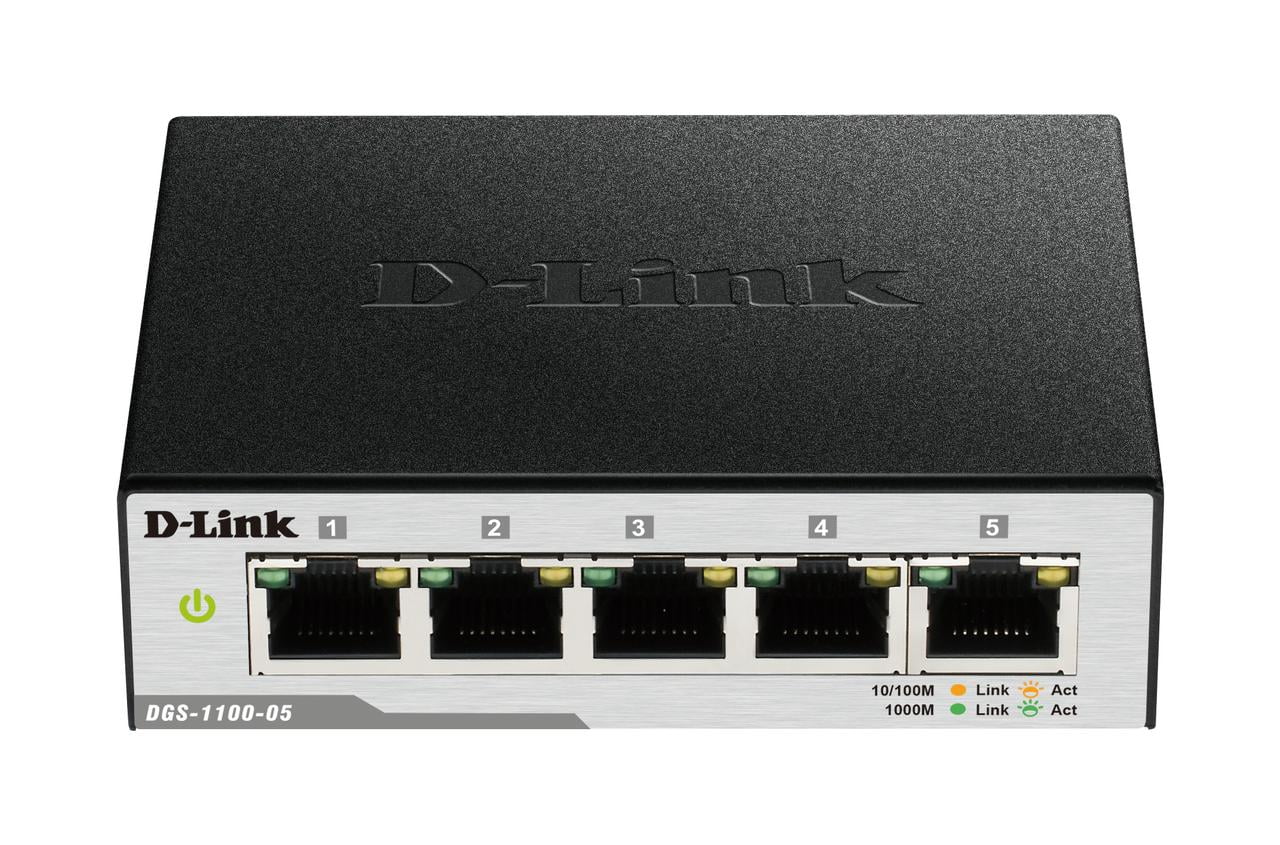 D-Link 5-Port EasySmart Managed Desktop Gigabit Switch, Energy ...