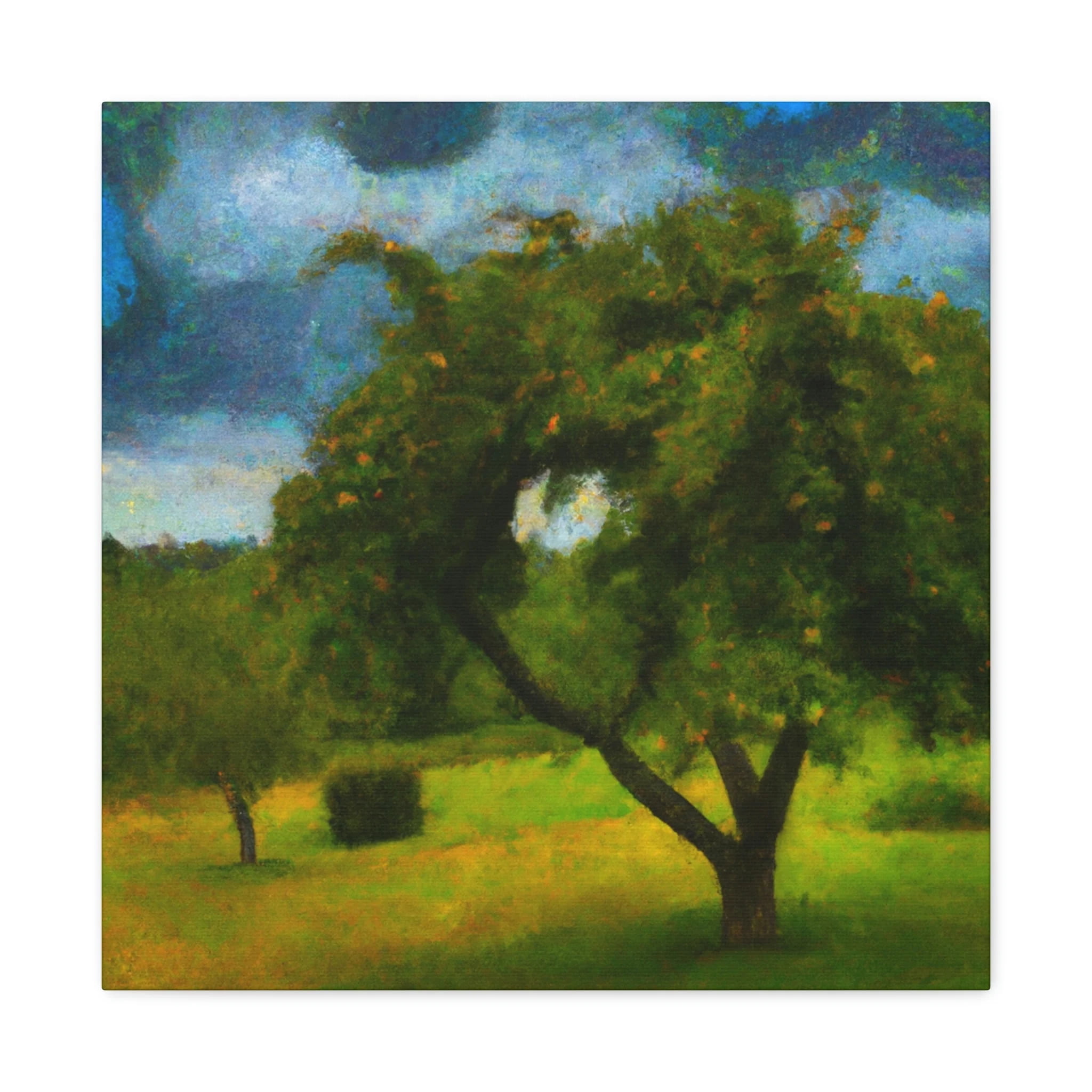 Apple Tree Ablaze - Canvas - Walmart.com