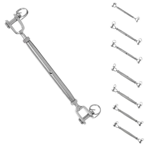 pitrice Stainless Steel Closed Body Turnbuckle Jaw Wire Rope Fork ...