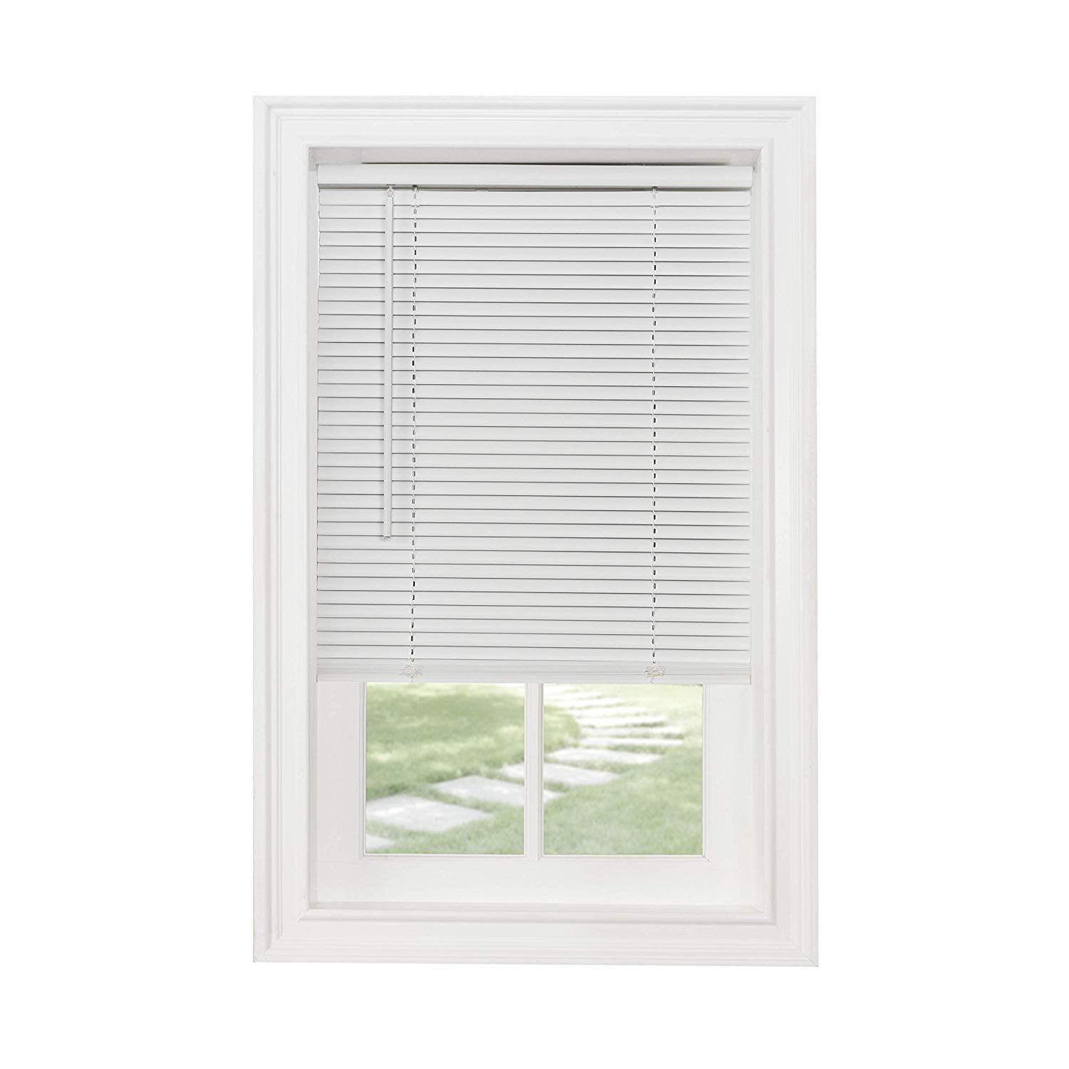 CORDLESS VINYL MINI BLIND WHITE - Walmart.com