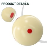 57.2mm Red 6 Dot Spot Measle Pool Billiard Practice Cue Ball for ...