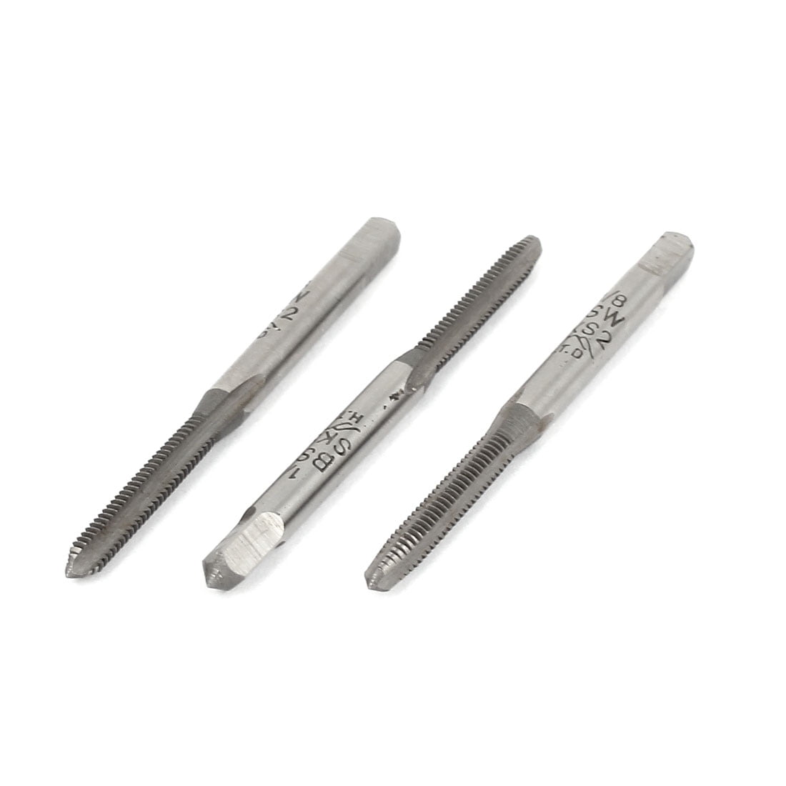 BSW1/8-40 Straight 3 Flutes Bottoming Taper Hand Taps Set 3 Pcs ...