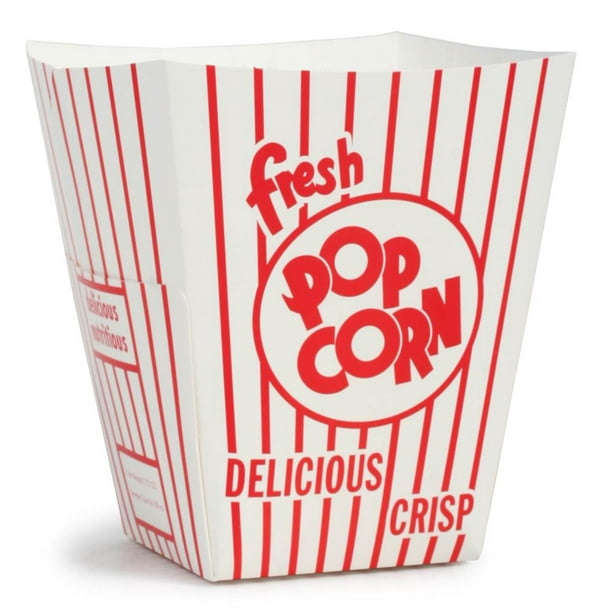 85 Ounce Movie Theater Popcorn Bucket with Open Top (Pack of 100 ...