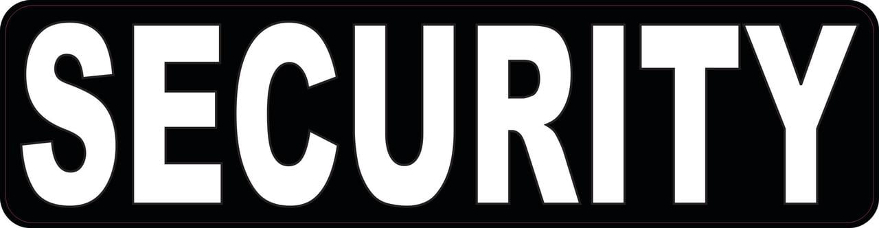 8in x 2in Security Sticker - Walmart.com