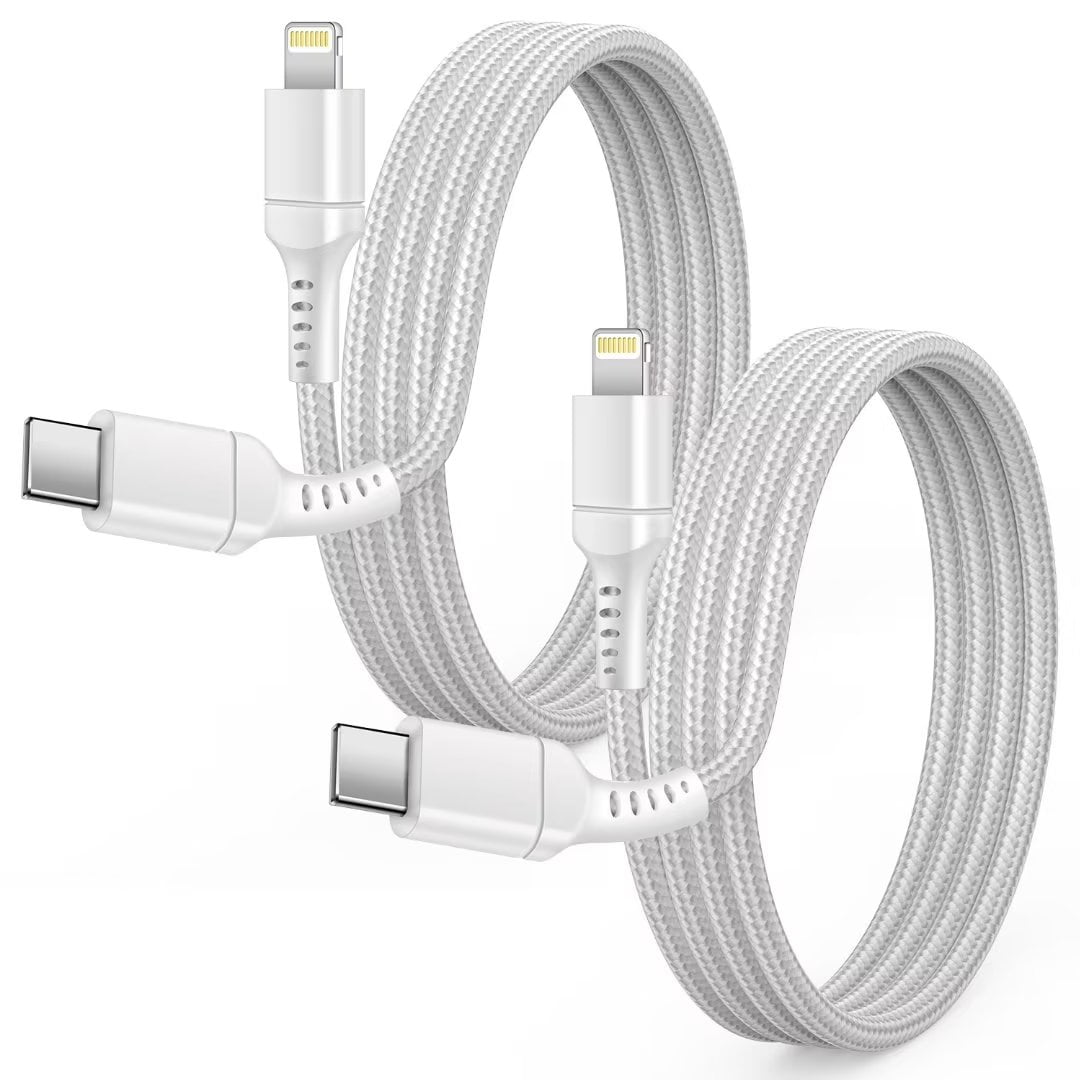 Lightning Cables,AILKIN 2PACK Usb C to Lightning Cables 6ft,Lightning ...