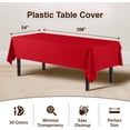RunMin Grocery Store 12-Pack Premium Plastic Tablecloth 12-Pack Premium ...