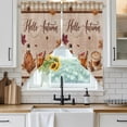 Cafe Aesthetic Swag Curtain Valance for Windows, Hallo Autumn ...