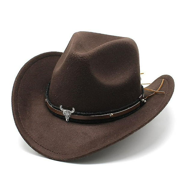 Western Cowboy Top Hat Felt Hat Red - Walmart.ca