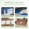 Niimbot B1 Portable Bluetooth Label Maker 2 Inch Thermal Printer ...