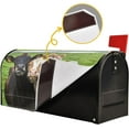 Funny Farmhouse Cows Mailbox Covers Magnetic Grassland Animals Mailbox ...