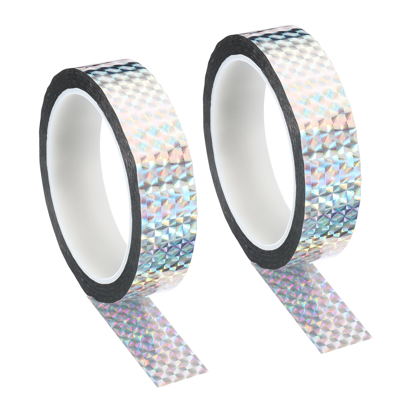 Uxcell 25mmx50m Prism Tape Holographic Reflective Self Adhesive Decor ...