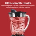 Hamilton Beach Quiet Glass Jar Blender, 48 oz. Jar, Stainless Steel ...
