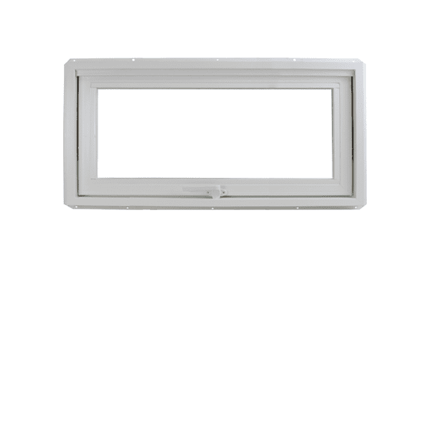 Shed Windows and More 48" x 12" Inward Opening Awning Window Tempered ...