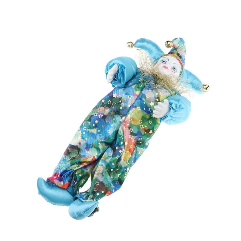 Porcelain Small Clown Doll, Funny Clown Model Figurines Crafts, A ...