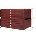 MEEDEN 10-Drawer Art Supply Storage Box, Beech Wood Artist Tool ...