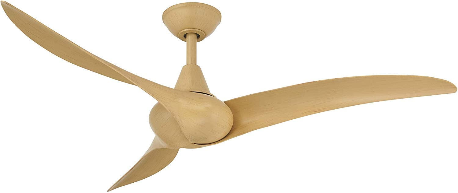 Minka-Aire F843-MP, Wave Maple 52" Ceiling Fan with Remote Control ...