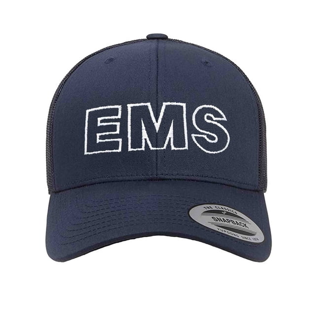 Fair Game EMS Trucker Hat Emergency Medical Services Caps-Trucker-Navy ...