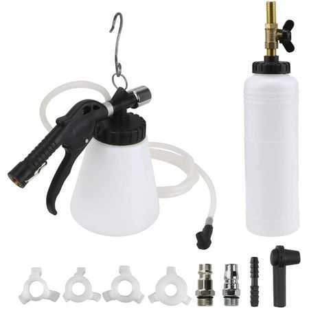 Vacuum Brake Fluid Bleeder, 1L 0.75L Brake Bleeder Fluid Pump Drain Kit ...