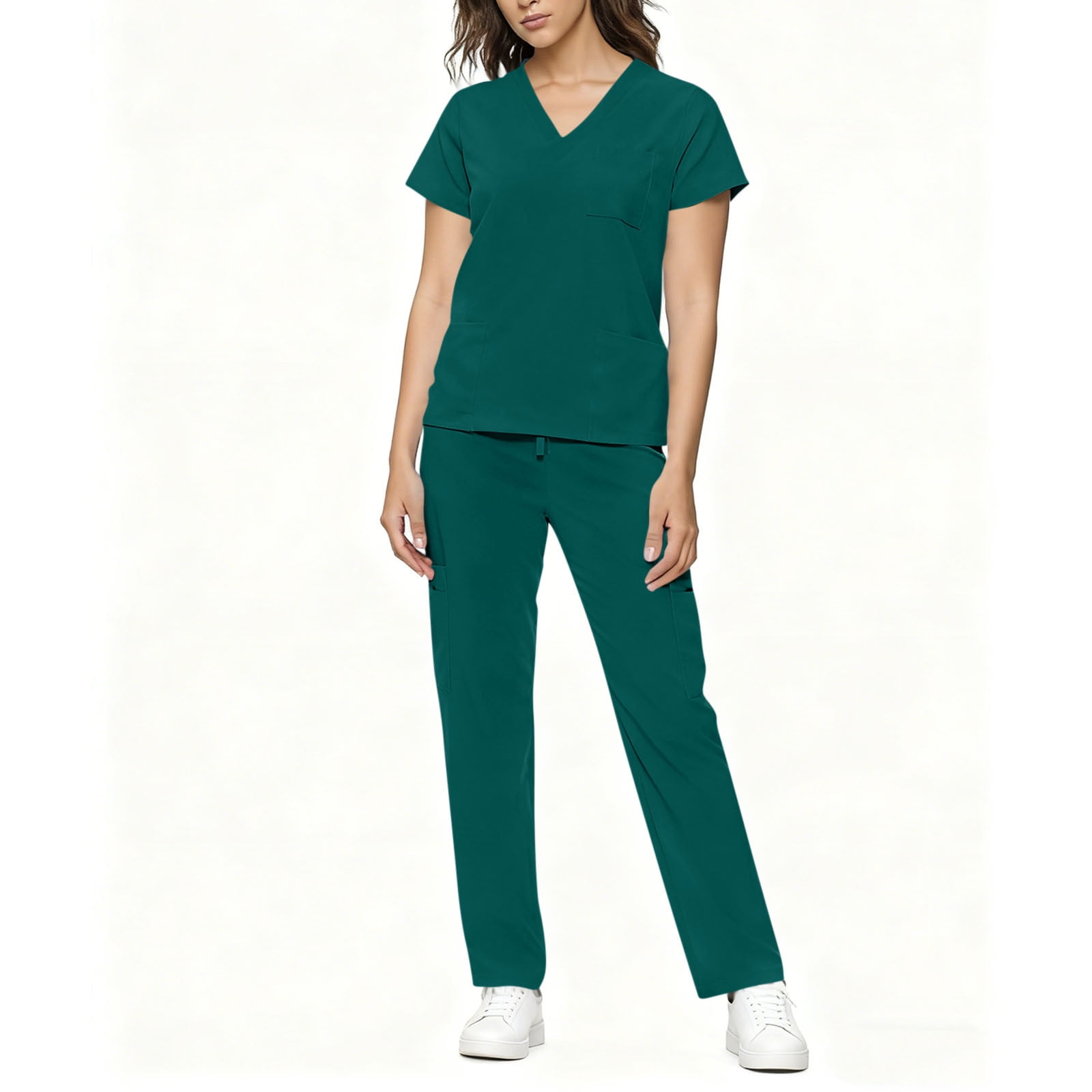 Click here for Zvnaζh Scrubs For Women Set  Medical Uniform Nurse... prices
