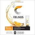 CELSIUS Orange Energy Drink Mix, On-the-Go Powder Stick Packs, Zero ...