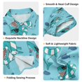 BZSMCE Short-Sleeve Button-Down Shirt Summer Colorful Fish Sea Ocean ...