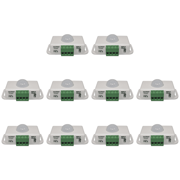 10uds. DC 12V/24V Sensor infrarrojo del cuerpo Detector de movimiento ...