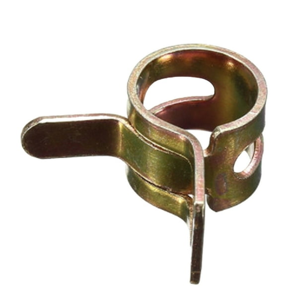 75Pcs 6-10mm Spring CPU Fuel Pipe Hoop Water Tube Clip Hose Clamp Metal ...