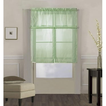 Solid Sheer Window Scarf | Decotex - Walmart.com