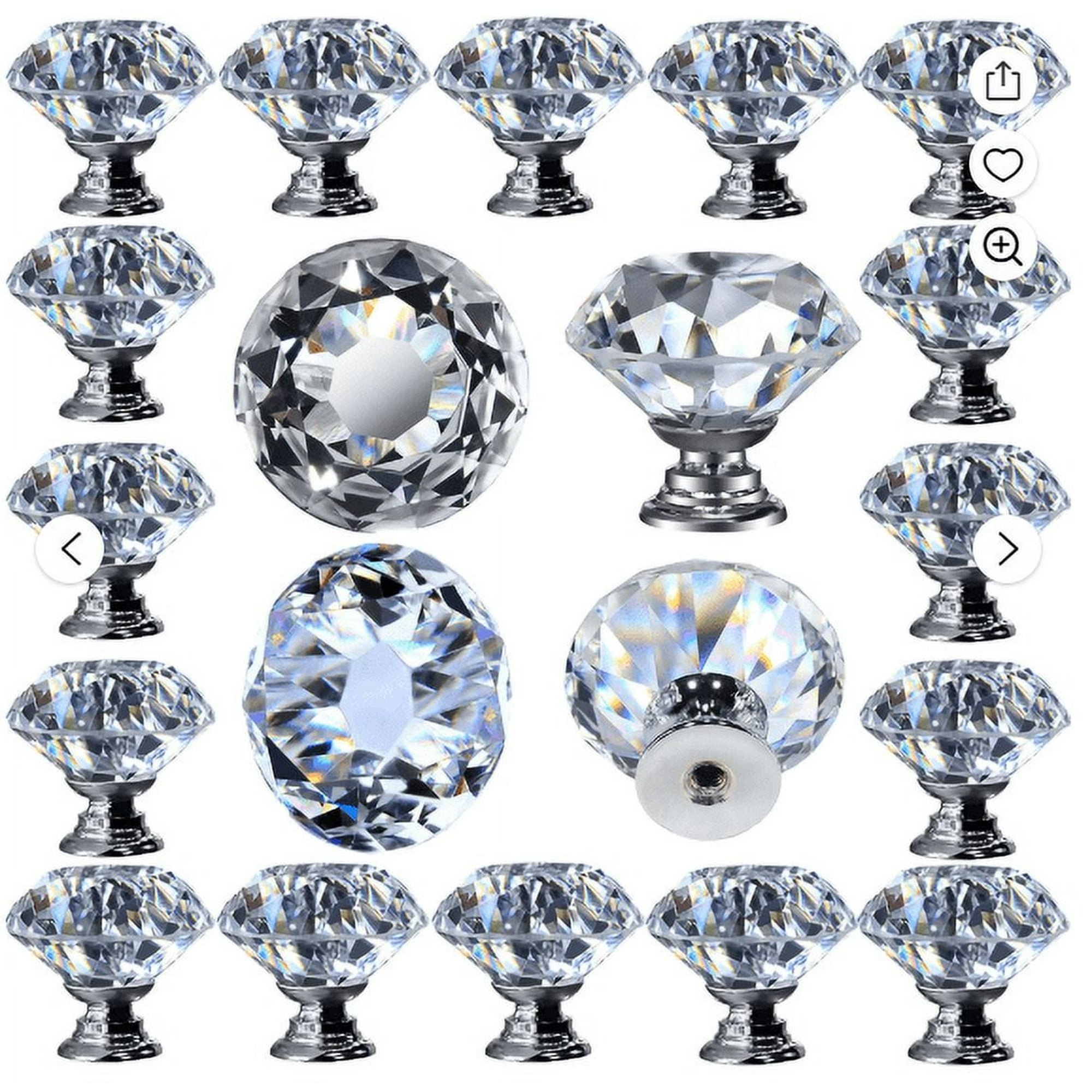 Click here for Kidyawn 12 Pcs Crystal Cabinet Knobs Drawer Pulls... prices
