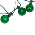 Northlight G50 Globe Indoor Outdoor Patio Light Set - Green - 9' Green ...