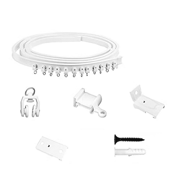 Zshan Flexible Curtain Rod, 2 Meter Extendable Curtain Rod, Curtain Rod ...