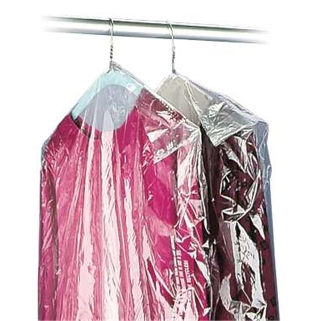International Plastics GAR-60 21 x 4 x 60 in. 0.0005 Gauge Garment Bags ...