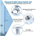 Trailer Hasp Bolt Kit for Trailer Cam Action Hasp, 8 Pieces, 5/16"-18 ...