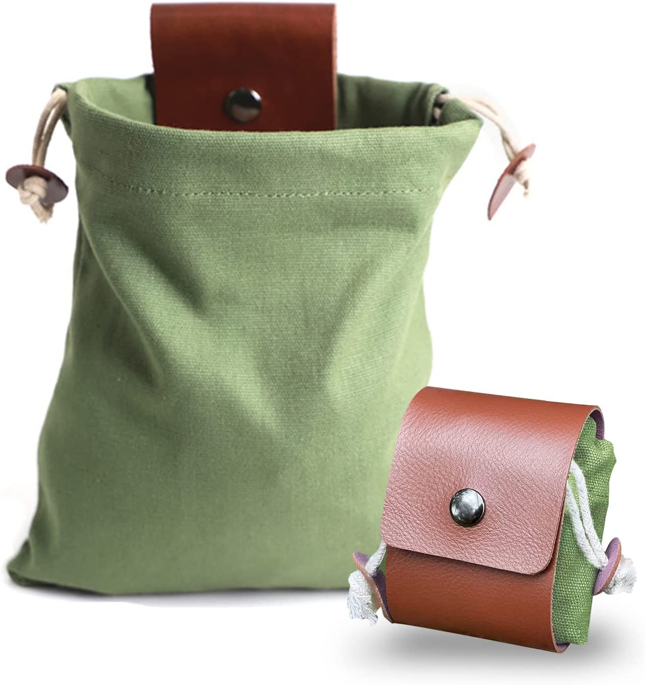 Mushroom Bag Foraging Bag Waterproof Waxed Canvas Foraging Bag, Belt ...