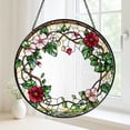 Blooming Garden Arch Glass Style Window Hanging - Walmart.com