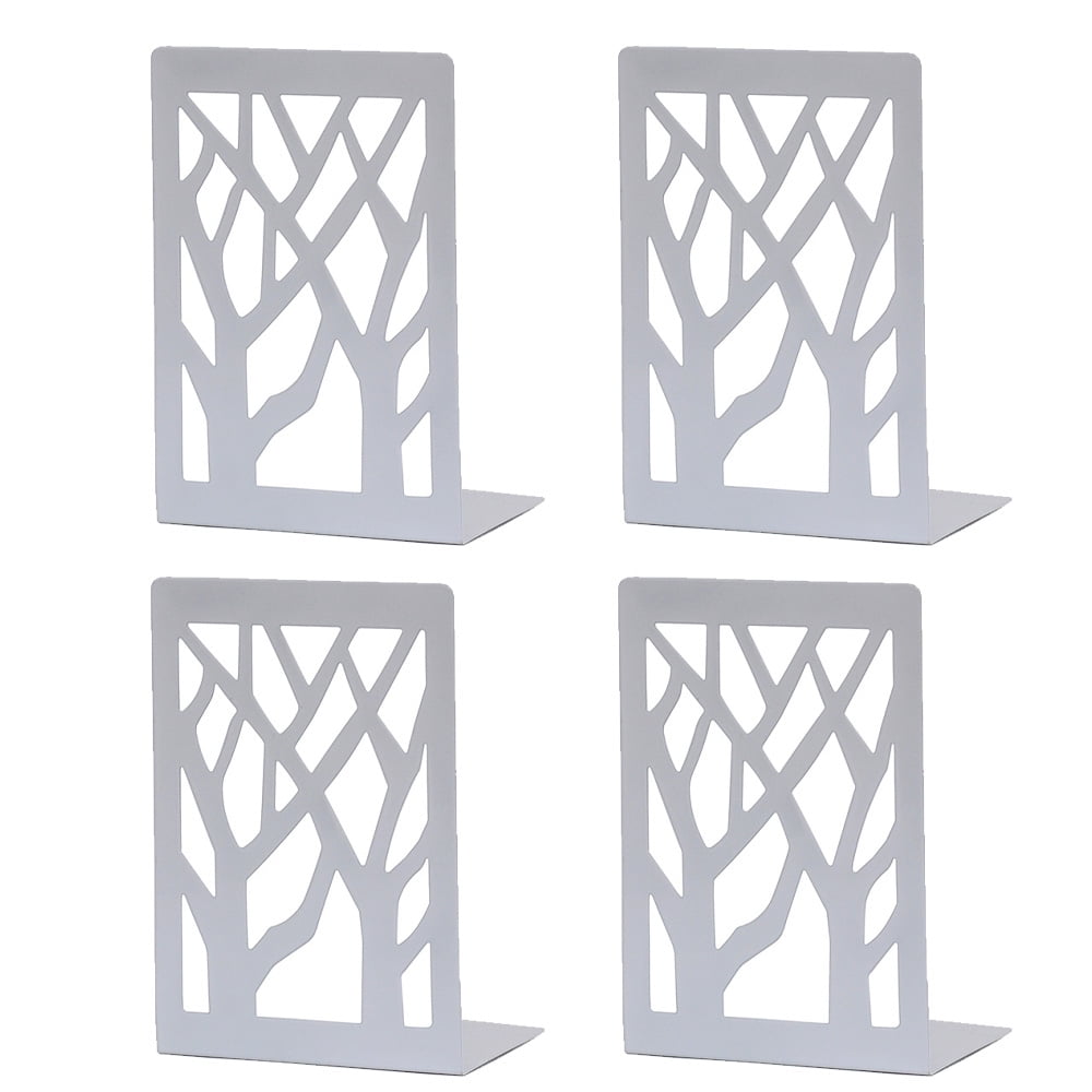 Modern Bookends for Shelves, Metal Book Stopper for Books/CDs ...