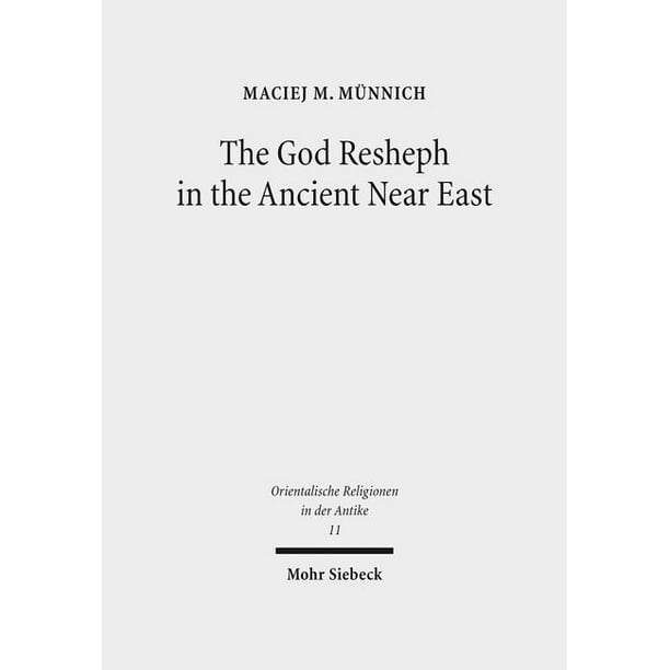 The God Resheph in the Ancient Near East (Hardcover) - Walmart.com