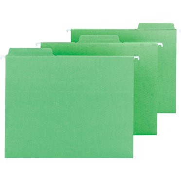 Find It, IDEFT07033, Hanging File Holders, 20 / Pack, Green - Walmart.com