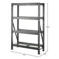 Gladiator 48" Heavy Duty Steel Rack, Garage Workshop Storage Shelves ...
