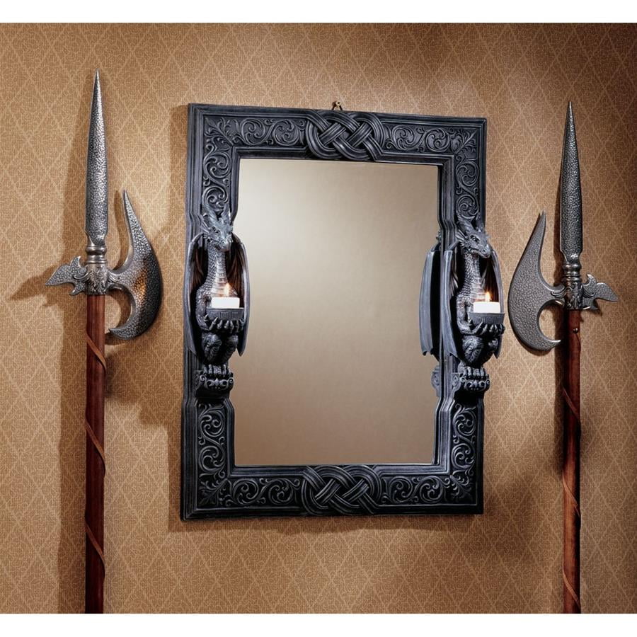 Design Toscano Dragons Thorne Twin Sentinal Dragons Mirror - Walmart.com